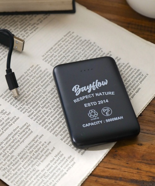 [機内持ち込み可能]BFバッテリー5000mAh‐2（スマホグッズ）｜BAYFLOW（ベイフロー）のファッション通販 - ZOZOTOWN