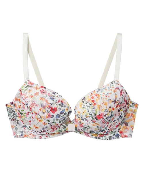 MADE WITH LIBERTY FABRIC リボンブラ 胸もとフィットながもち～動いても、キレイはつづく～（ブラジャー）｜une nana cool（ウンナナクール）のファッション通販 ...