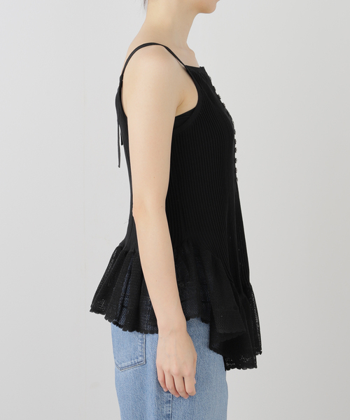 SLOBE IENA（スローブイエナ）の「《追加》TGOR/トゴール フリル キャミソール TG5S-J0306（キャミソール）」 - WEAR