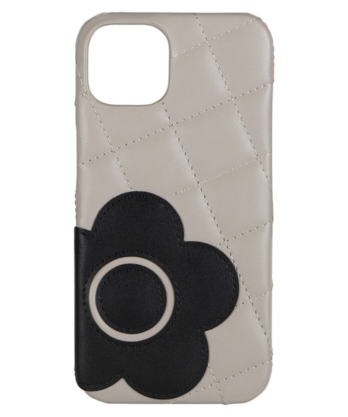 MARY QUANT（マリークヮント）の「【MARY QUANT】MARY QUANT DAISY PACH PU QUILT Leather Back Case（スマホケース/カバー ...