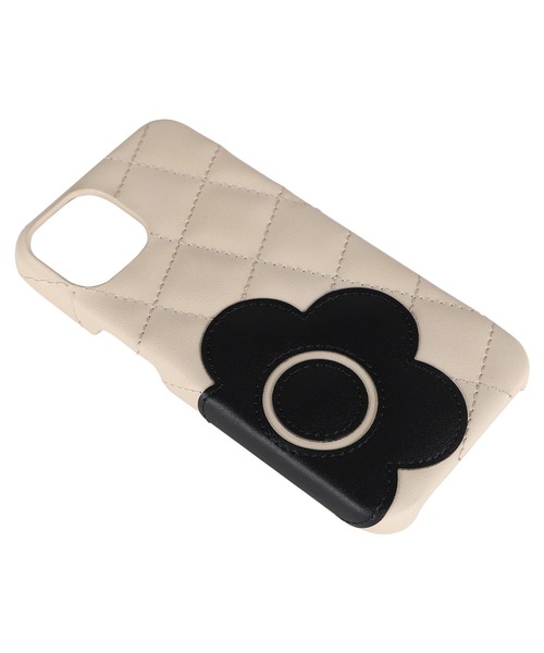 MARY QUANT（マリークヮント）の「【MARY QUANT】MARY QUANT DAISY PACH PU QUILT Leather Back Case（スマホケース/カバー ...