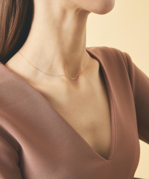 PAS TIERRA（パティエラ）の「【Ray】K10アークラインネックレス（ネックレス）」 - WEAR