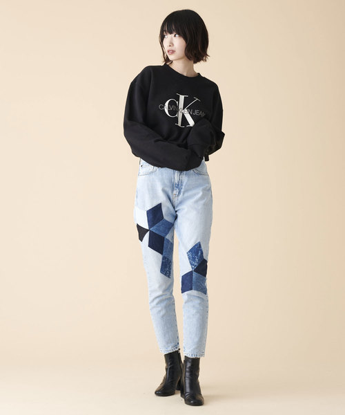 Calvin Klein Jeans（カルヴァンクラインジーンズ）の「CKJ 020 パッチワーク ハイスリム ジーンズPATCHWORK ...