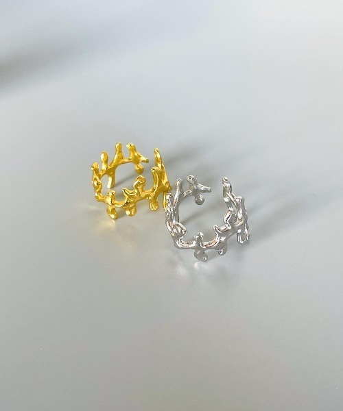 mou（モウ）の「S925 Bumpy plate branch ring（リング）」 - WEAR