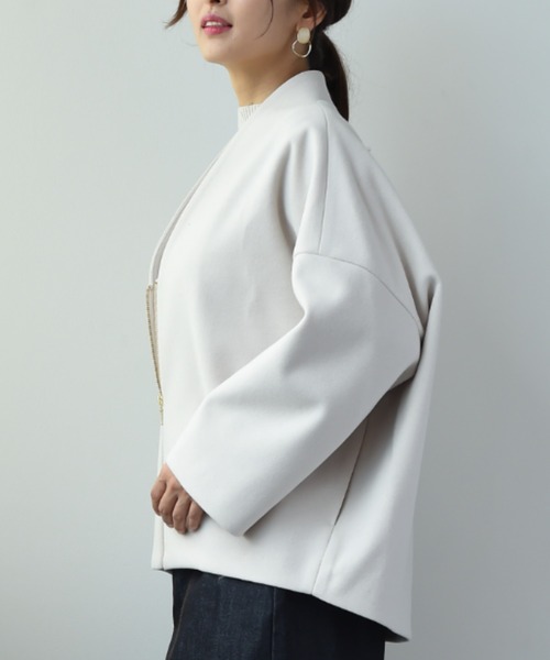 INTERPLANET（インタープラネット）の「【Seadrake】WOOLLYニードルパンチショートコート（その他アウター）」 - WEAR