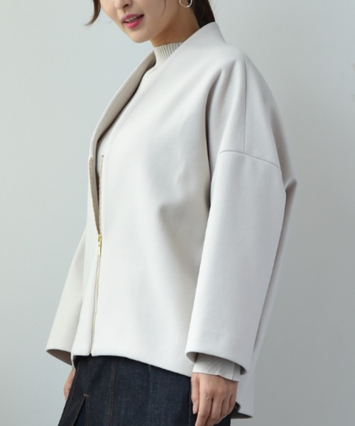 INTERPLANET（インタープラネット）の「【Seadrake】WOOLLYニードルパンチショートコート（その他アウター）」 - WEAR