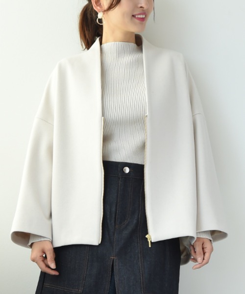 INTERPLANET（インタープラネット）の「【Seadrake】WOOLLYニードルパンチショートコート（その他アウター）」 - WEAR