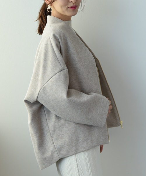 INTERPLANET（インタープラネット）の「【Seadrake】WOOLLYニードルパンチショートコート（その他アウター）」 - WEAR