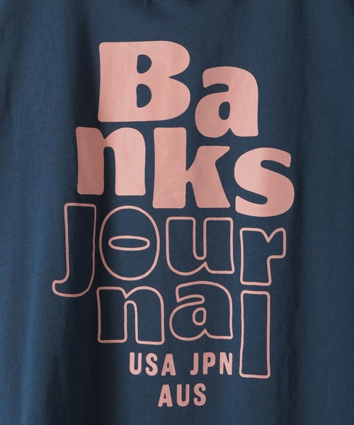 BANKS（バンクス）の「【BANKS JOURNAL(バンクス ジャーナル)】LOGO Tee（Tシャツ/カットソー）」 - WEAR