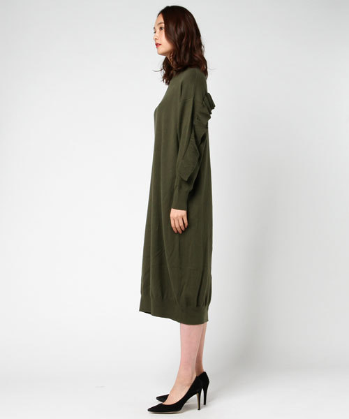 AMERICAN RAG CIE（アメリカンラグシー）の「AMERICAN RAG CIE 片畦フリルドルマンワンピース（ワンピース）」 - WEAR