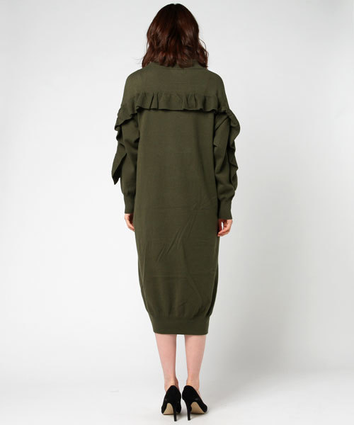 AMERICAN RAG CIE（アメリカンラグシー）の「AMERICAN RAG CIE 片畦フリルドルマンワンピース（ワンピース）」 - WEAR