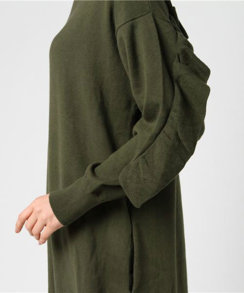 AMERICAN RAG CIE（アメリカンラグシー）の「AMERICAN RAG CIE 片畦フリルドルマンワンピース（ワンピース）」 - WEAR