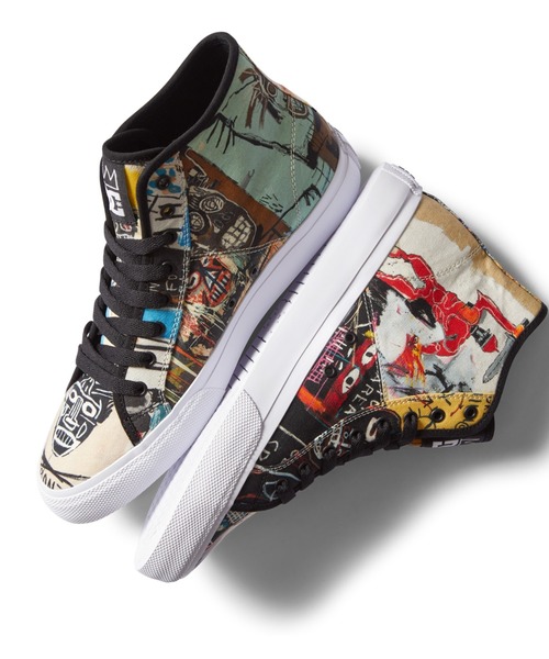 DC SHOES（ディーシーシューズ）の「BASQ MANUAL HI/DCバスキアコラボハイカットスニーカー（スニーカー）」 - WEAR