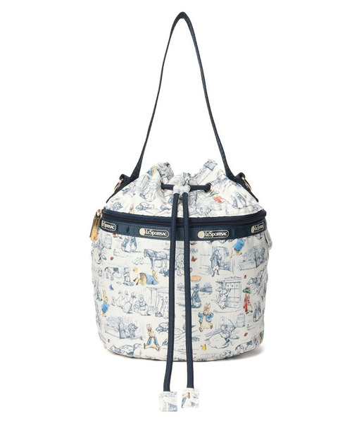 LeSportsac（レスポートサック）の「DRAWSTRING BUCKET BAG ピーターズトワルドジュイ（ショルダーバッグ）」 - WEAR