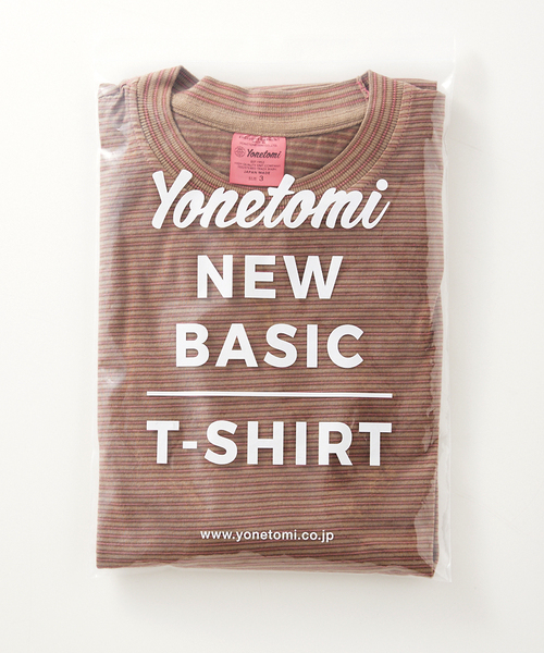 Yonetomi（ヨネトミ）の「【米富繊維 / Yonetomi】別注 ガーメントダイ BORDER Tシャツ（Tシャツ/カットソー）」 - WEAR