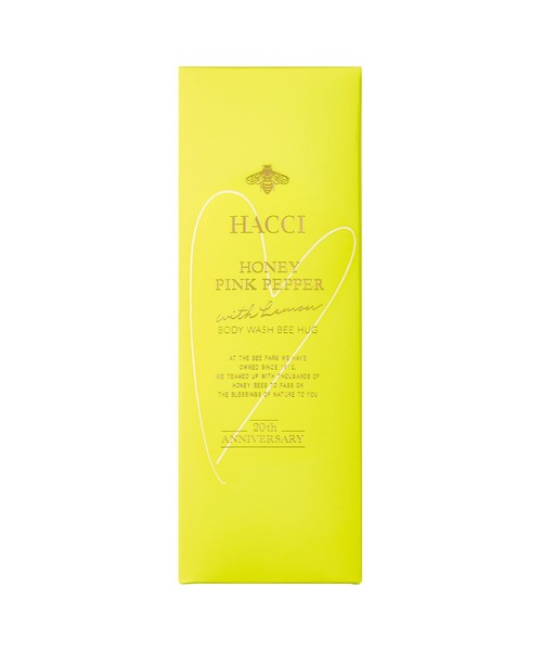 HACCI（ハッチ）の「ボディウォッシュ BEE HUG ハニーピンクペッパー with レモン（石鹸/ボディソープ）」 - WEAR