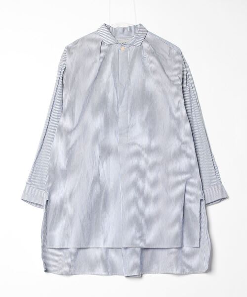 【ブランド古着】ストライプ柄長袖シャツ（シャツ/ブラウス）｜YAECA（ヤエカ）のファッション通販 - ZOZOUSED