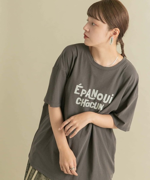 KBF（ケイビーエフ）の「シアープリントBIG TEE（Tシャツ/カットソー）」 - WEAR