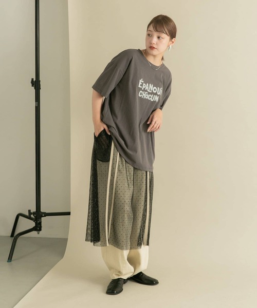 KBF（ケイビーエフ）の「シアープリントBIG TEE（Tシャツ/カットソー）」 - WEAR