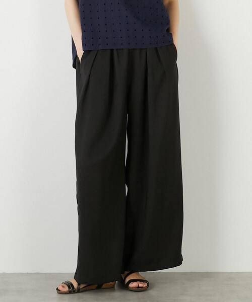 【エステルジョーゼットタックワイドパンツ】（その他パンツ）｜MELROSE claire（メルローズ クレール）のファッション通販 ...