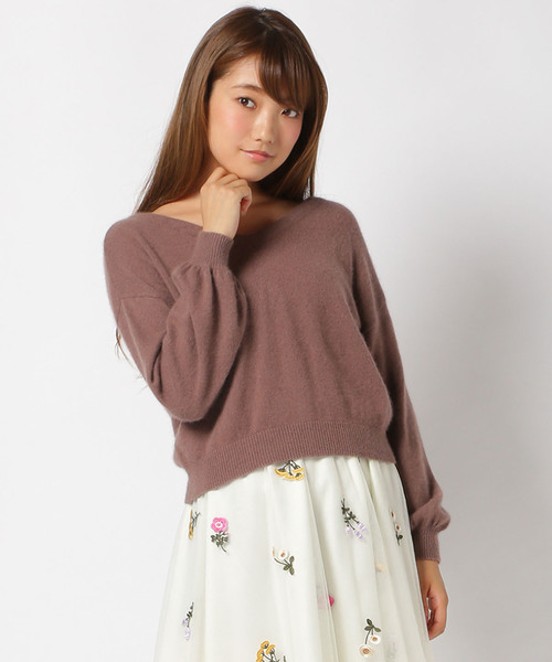 WILLSELECTION（ウィルセレクション）の「【雑誌掲載】《2way》フェレットパールニットプルオーバー（ニット/セーター）」 - WEAR