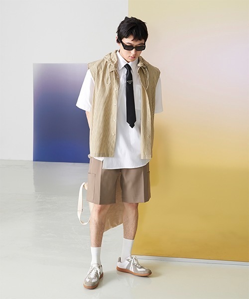 WESTBOY（ウエストボーイ）の「【PRE PREWORKS】Belted Tailored Short Pants PR21S07PT（その他パンツ）」 - WEAR