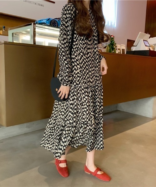 SETUP7（セットアップセブン）の「【SETUP7】幾何学デザインロングスリーブワンピース SCCH329（ワンピース）」 - WEAR