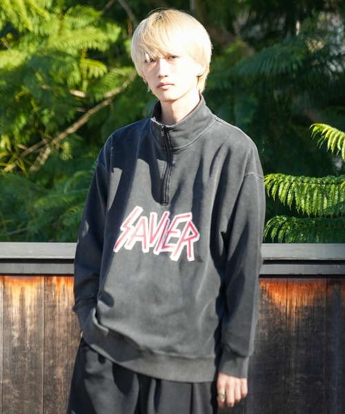SAVIER（サビアー）の「【SAVIER/サビアー】【ZOZOTOWN限定】 ヴィンテージプリントハーフジッププルオーバー（スウェット ...