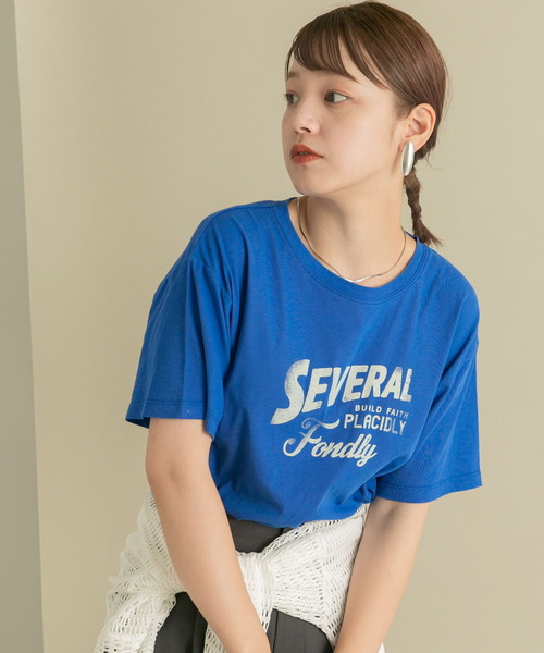 KBF（ケイビーエフ）の「シアープリントコンパクトTEE（Tシャツ/カットソー）」 - WEAR