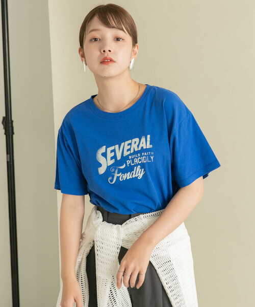 KBF（ケイビーエフ）の「シアープリントコンパクトTEE（Tシャツ/カットソー）」 - WEAR