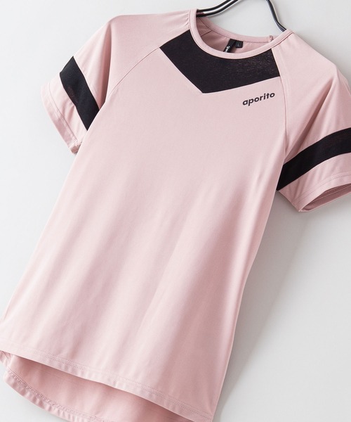 【APORITO/アポリト】 UVカットドライシアー切替Tシャツ（Tシャツ/カットソー）｜LB/S （エルビーエス）のファッション通販 - ZOZOTOWN