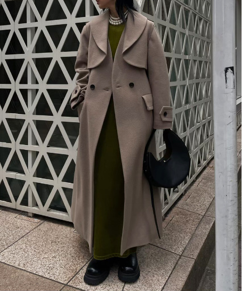 AMERI（アメリ）の「UND VEST SET WOOL COAT（ノーカラージャケット）」 - WEAR