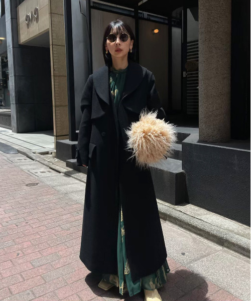 AMERI（アメリ）の「UND VEST SET WOOL COAT（ノーカラージャケット）」 - WEAR