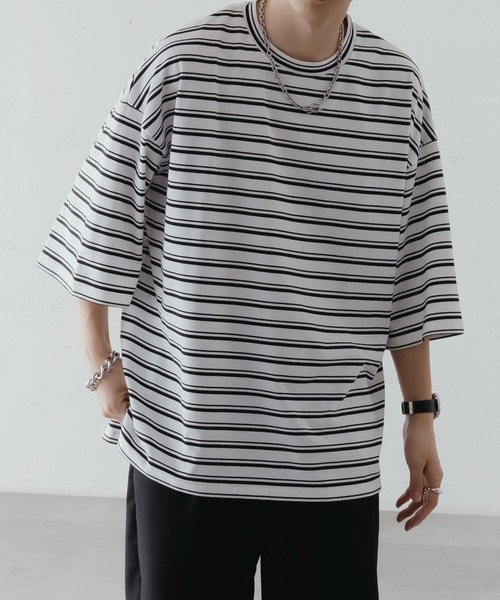 epnok（エプノック）の「マルチボーダーTee（Tシャツ/カットソー）」 - WEAR