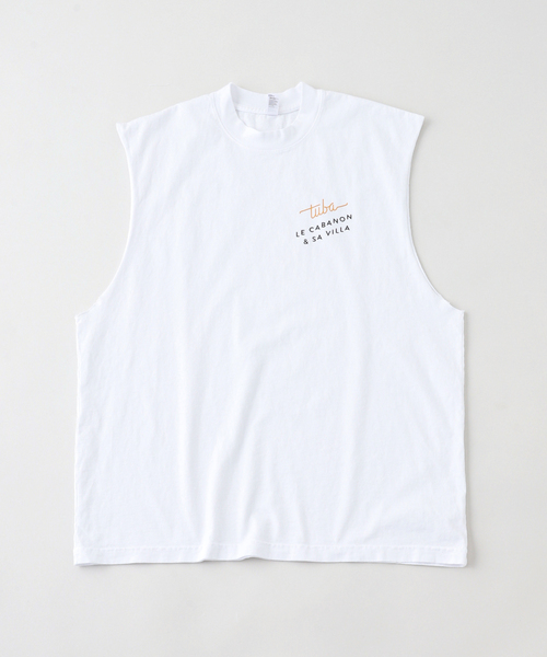 EDIFICE（エディフィス）の「Tuba Club（チューバ・クラブ) 別注 ノースリーブ Tシャツ（Tシャツ/カットソー）」 - WEAR
