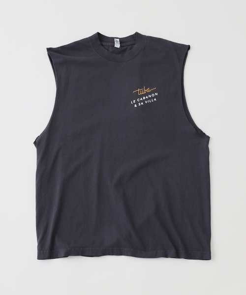 EDIFICE（エディフィス）の「Tuba Club（チューバ・クラブ) 別注 ノースリーブ Tシャツ（Tシャツ/カットソー）」 - WEAR