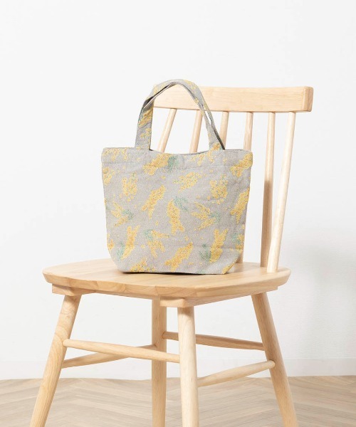 FRIENDSHILL / フレンズヒル ジャガードバッグ ミモザ ミモザ柄 BAG M FRH（ハンドバッグ）｜salle de bal ...