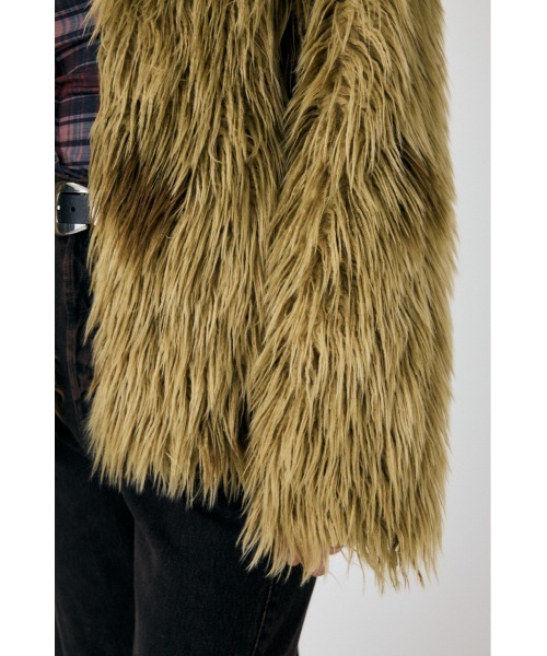 MOUSSY（マウジー）の「MESSY FAUX FUR コート（その他アウター）」 - WEAR