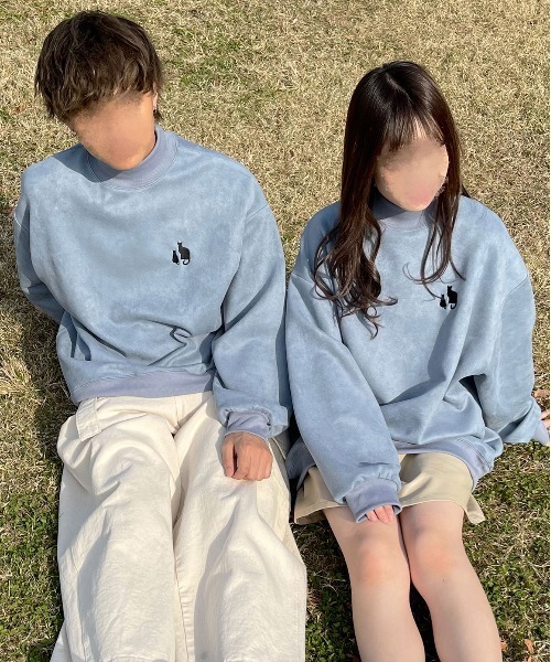 PairPair（ペアペア）の「カットスエードプリントプルオーバー(ユニセックス)（Tシャツ/カットソー）」 - WEAR