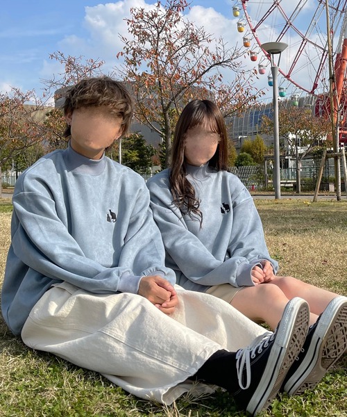 PairPair（ペアペア）の「カットスエードプリントプルオーバー(ユニセックス)（Tシャツ/カットソー）」 - WEAR