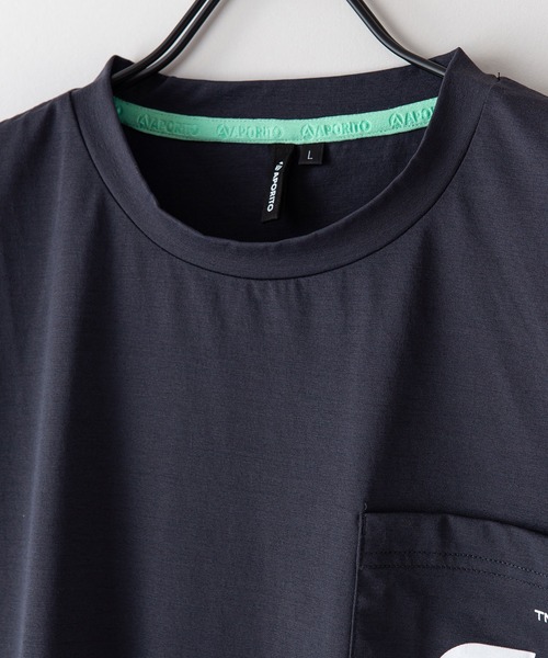 LB/S （エルビーエス）の「【APORITO/アポリト】UVカット ドライ（速乾） ストレッチ性 裾ドローコード ポケット付きドロストTシャツ（Tシャツ/カットソー）」 - WEAR