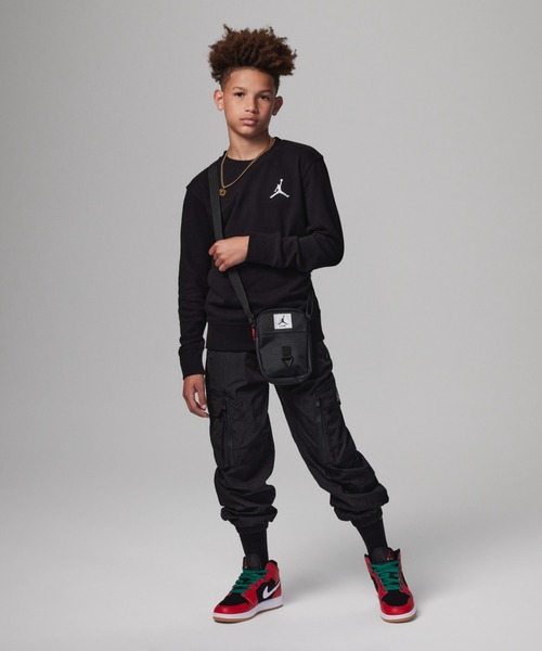 JORDAN BRAND（ジョーダンブランド）の「ジョーダン MJ エッセンシャル フレンチ テリー クルー ジュニアトップ / Jordan ...