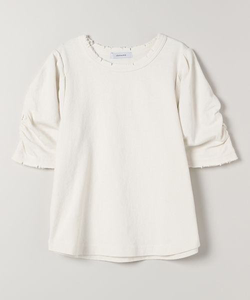 JEANASIS（ジーナシス）の「パワショルブリーチプルオーバーSS/137568（Tシャツ/カットソー）」 - WEAR