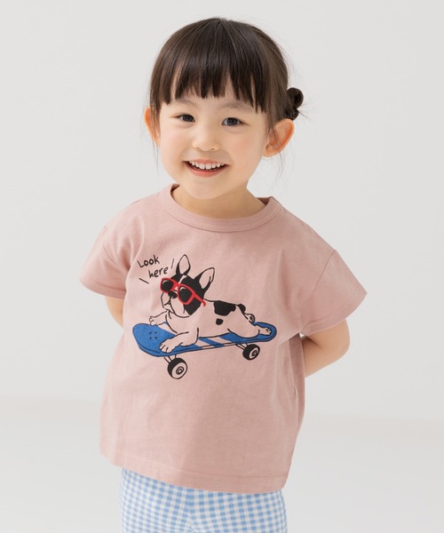 chil2（チルツー）の「綿100％ プリント 半袖Tシャツ（Tシャツ/カットソー）」 - WEAR