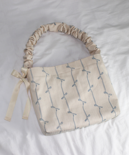 Ribbon Pompadour Shirring Tumbler Eco Bag（エコバッグ/サブバッグ）｜A BY A（エーバイエー）の ...