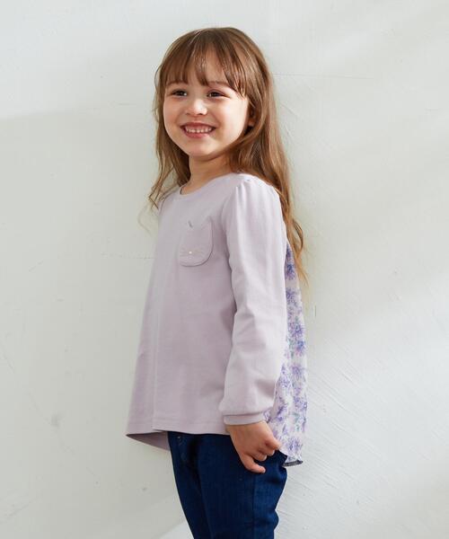 any Fam（エニィファム）の「【140-150cm】前後差有り AラインTシャツ（Tシャツ/カットソー）」 - WEAR