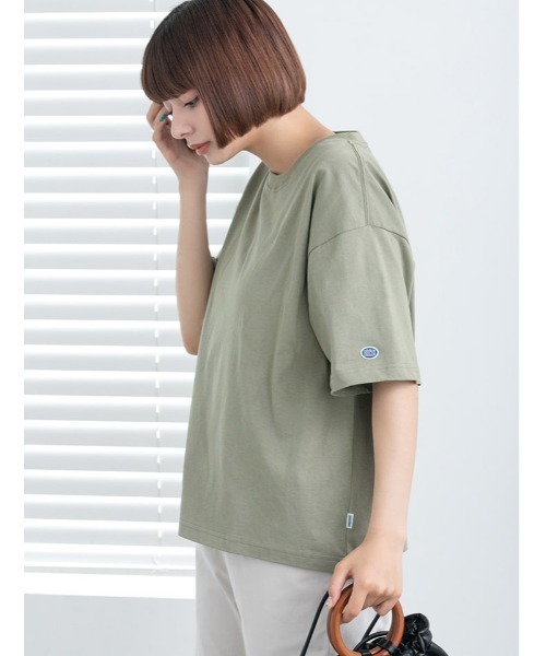 DISCUS ATHLETIC（ディスカス アスレチック）の「【DISCUS ATHLETIC】USAコットンドロップショルダーワイドTシャツ（Tシャツ/カットソー）」 - WEAR