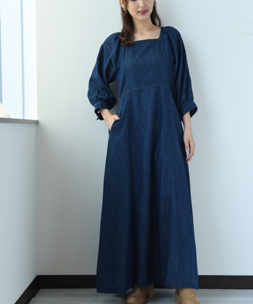 INTERPLANET（インタープラネット）の「【WEB限定】【ubn hymns】デニムワンピース（ワンピース）」 - WEAR