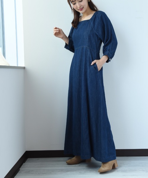 INTERPLANET（インタープラネット）の「【WEB限定】【ubn hymns】デニムワンピース（ワンピース）」 - WEAR