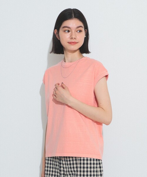 BEAMS BOY（ビームスボーイ）の「SCREEN STARS × BEAMS BOY / 別注 ピグメント ノースリーブ Tシャツ 23SS（Tシャツ/カットソー）」 - WEAR